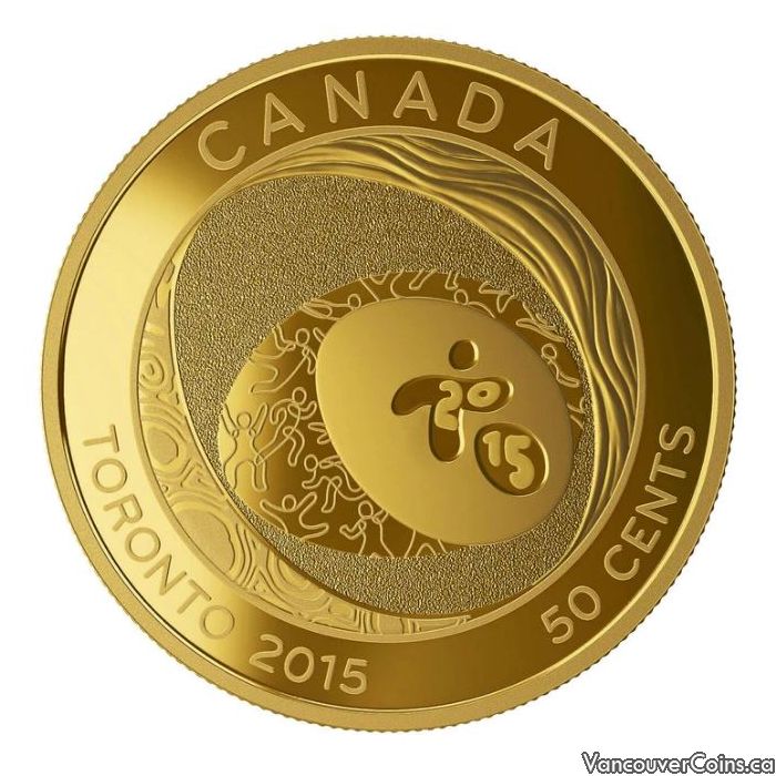 2015 Canada 50c TORONTO Pan Am Parapan Am Games: Celebrating Excellence ...