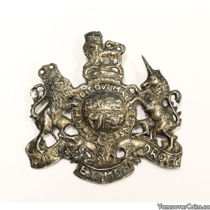 Stieff Silver Company Kings Arms Pin Sterling Williamsburg Royal Coat ...