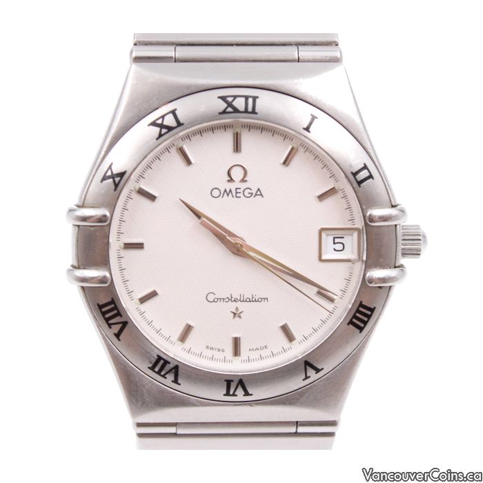 OMEGA Constellation Quartz 1512.30.00 Date Mens Watch Stainless 2008 ...