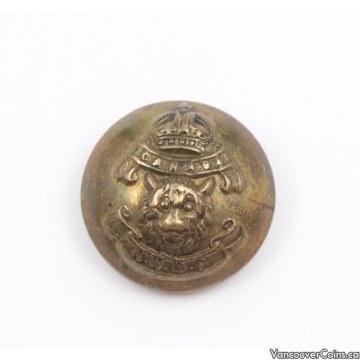 NWMP North West Mounted Police button Thomas Carlyle .625 inches ...