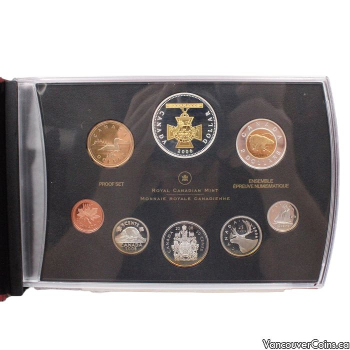2006 Canada Proof Double Dollar Set – 150th Anniversary of the Victoria ...