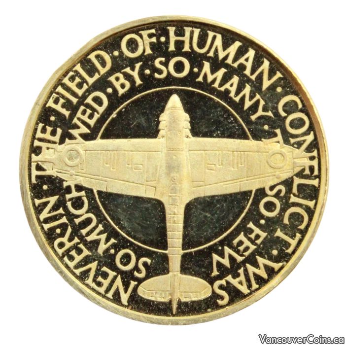 1965 25th Anniversary of the Battle of Britain Gold Medallion JM ...