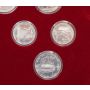 1980 Moscow Olympics USSR Silver 28-Coin Proof Set .900 Fine in ...