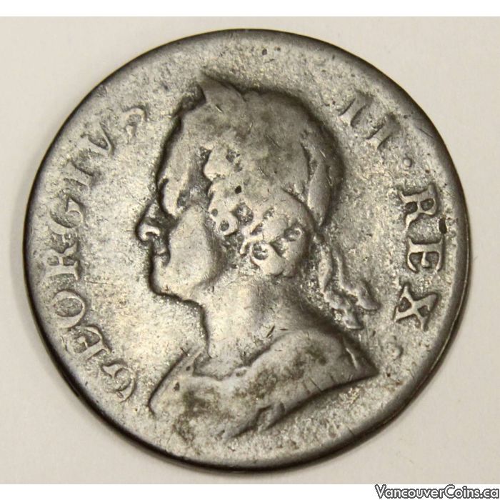 1753 Great Britain half penny VG8 - Professional Dealers of Coins, Bank ...