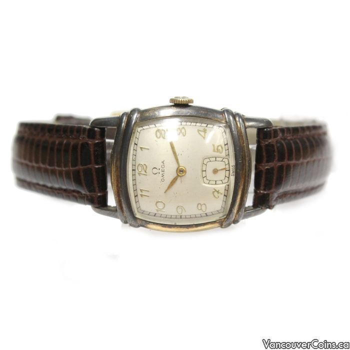 1944 Omega boys watch 10k Gold filled 17 jewels running nicely ...