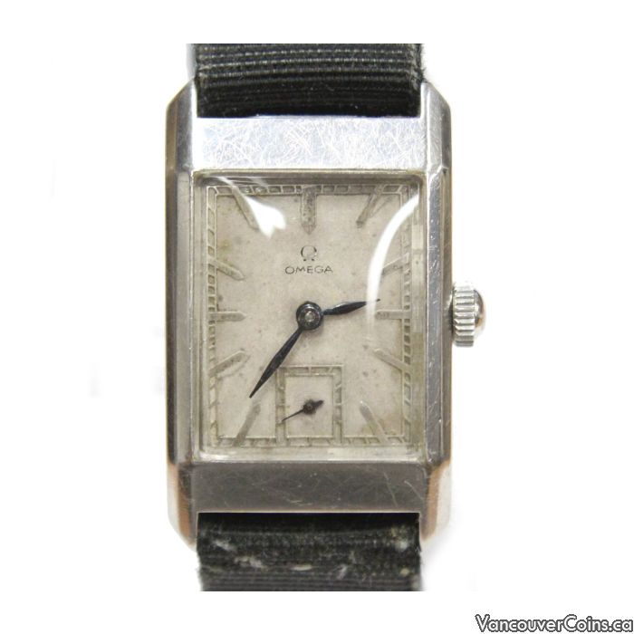 OMEGA Square Case Cal. 20F Hand Winding Vintage Watch 1930s Scarce ...