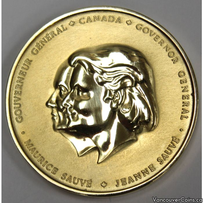 Canada Governor General personal medal Jeanne Sauve in Gem condition 35 ...