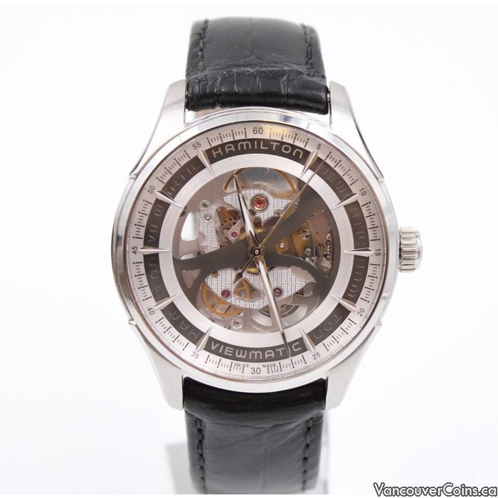 HAMILTON Jazzmaster Viewmatic Skeleton H425550 Mens Automatic Watch ...