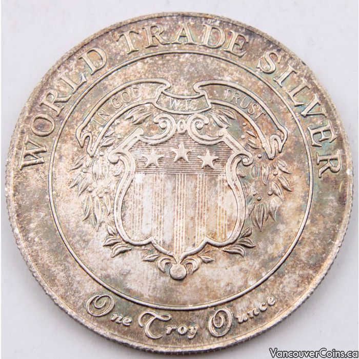 American Argent Mint Ltd 1 oz 999 Fine Silver Round World Trade Silver ...