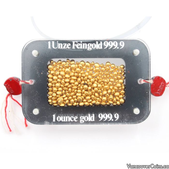 Deak International One Troy Ounce 9999 pure gold grain sealed original ...