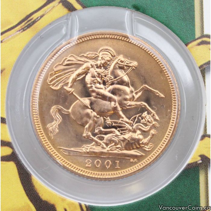 2001 Great Britain Gold sovereign with Royal Mint card Choice ...