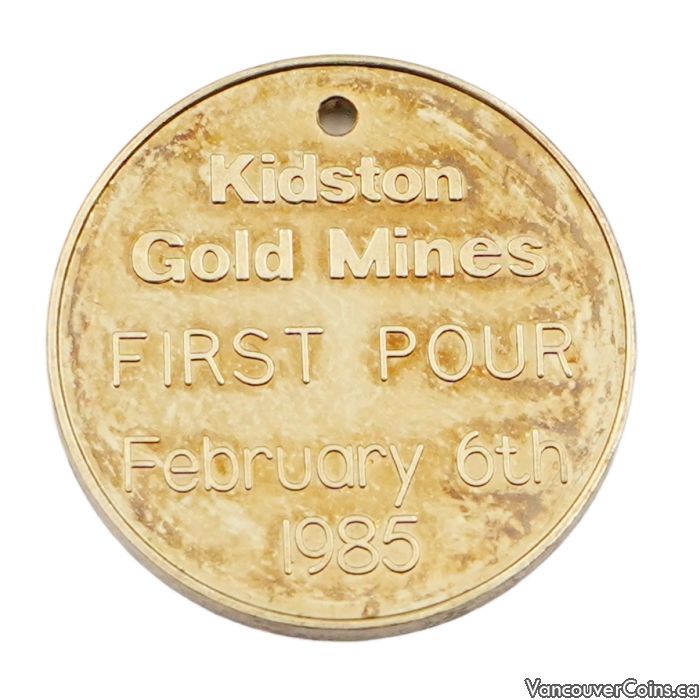 1985 Kidston Gold Mine 14K Assay Medallion by Johnson Matthey ...