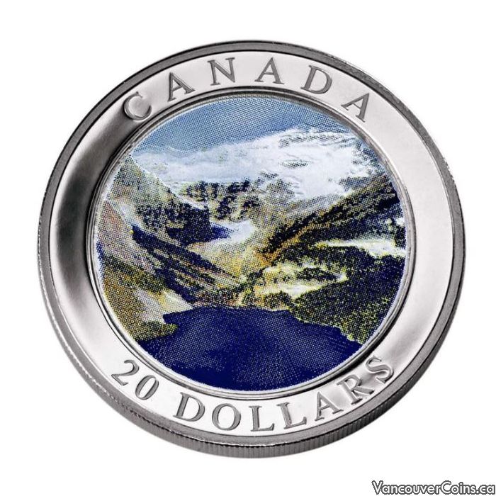 2003 Canada $20 Rocky Mountains - Natural wonders Pure Silver Coin ...