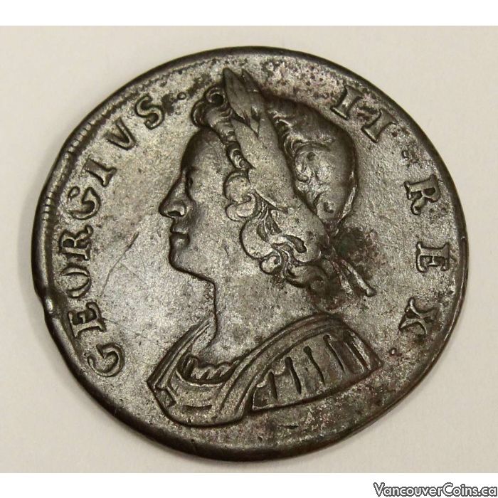 1729 Great Britain half penny VF25 - Professional Dealers of Coins ...