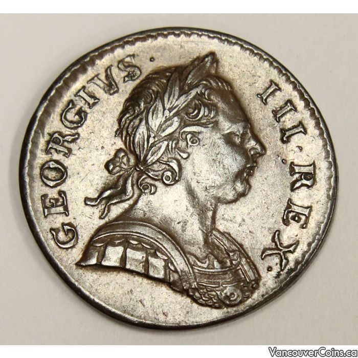 1772 Great Britain half penny AU50 - Professional Dealers of Coins ...