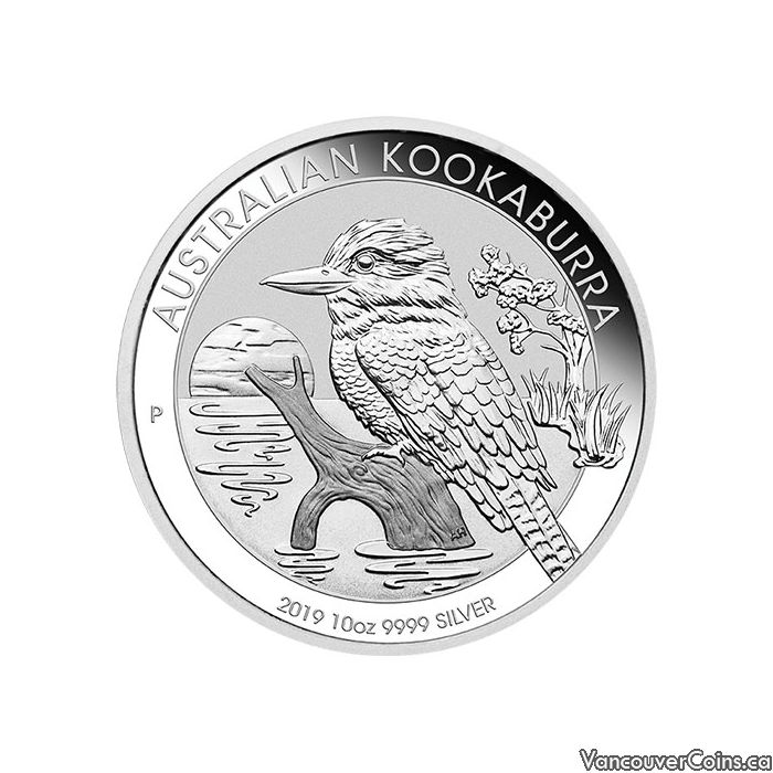 2019 P SILVER AUSTRALIA $10 KOOKABURRA 10 OZ Silver round Proof like ...