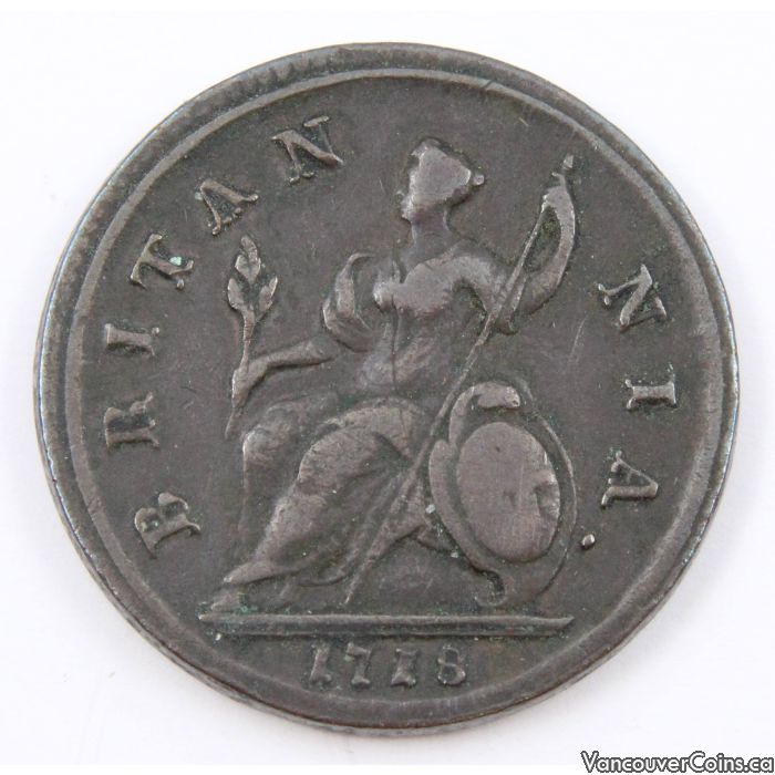 1718 Great Britain half penny nice VF+ - Professional Dealers of Coins ...