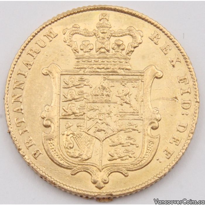 1830 Great Britain sovereign gold coin very nice EF/AU - Professional ...