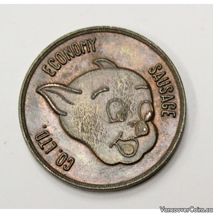 Economy Sausage Co. LTD the sausage that made little pigs famous token ...