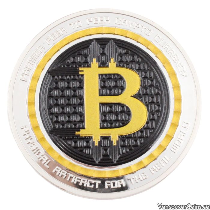 5 oz Bitcoin Value Conversion .999 Pure Silver Proof Colored Round ...