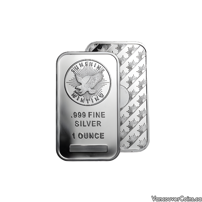 Sunshine Mint 1 oz Silver Bar .999 Pure Sealed SMI - Professional ...