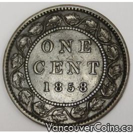 1858 Canada One Cent VG10 - Professional Dealers of Coins, Bank Notes ...