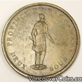 1837 Lower Canada Quebec Bank One Penny token LC-9B2 VF30 - Professional Dealers of Coins, Bank ...