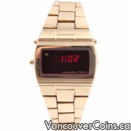 Hamilton 957 Digital QED LED Alarm Mens Vintage Watch 1970s ...