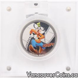 2014 Disney Goofy Silver Proof Colored coin 1 oz Pure silver Niue ...
