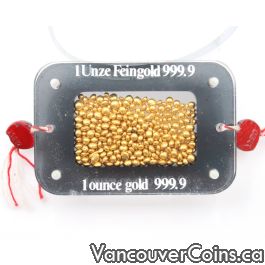 Deak International One Troy Ounce 9999 pure gold grain sealed original ...