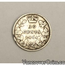 1894 Canada 10 Cents VG Very Good condition - Professional Dealers of ...