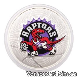 2020 1 oz Pure Silver Coin - Toronto Raptors 25th Season 25 dollar coin ...