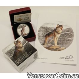 2015 $20 Imposing Alpha Wolf 1oz 9999 Silver Proof Coin - Professional ...